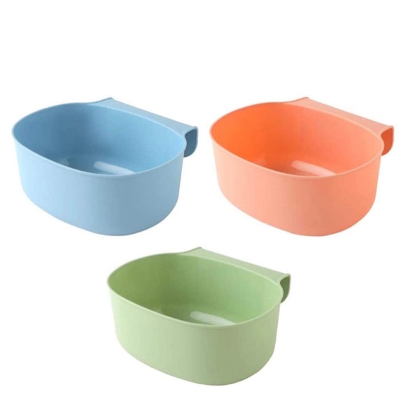 Storage & Organization | New 3 Pcs Wall Mounted Plastic Storage Bins ...